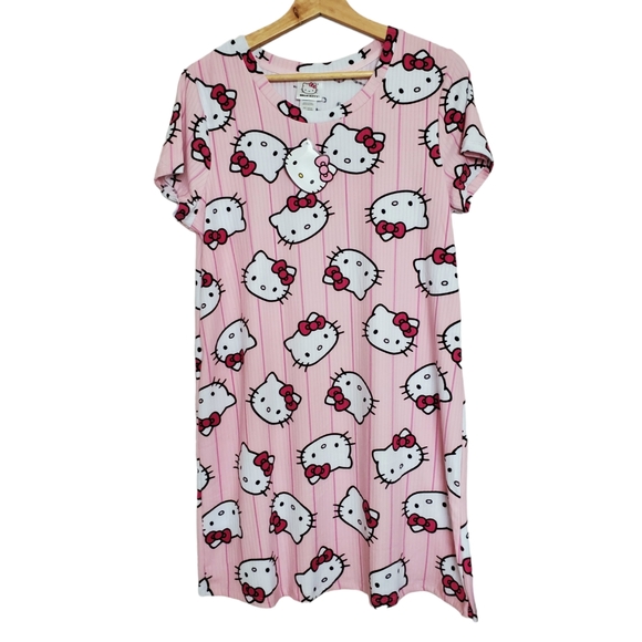 Hello Kitty | Intimates & Sleepwear | Hello Kitty Nightgown Pink Short ...